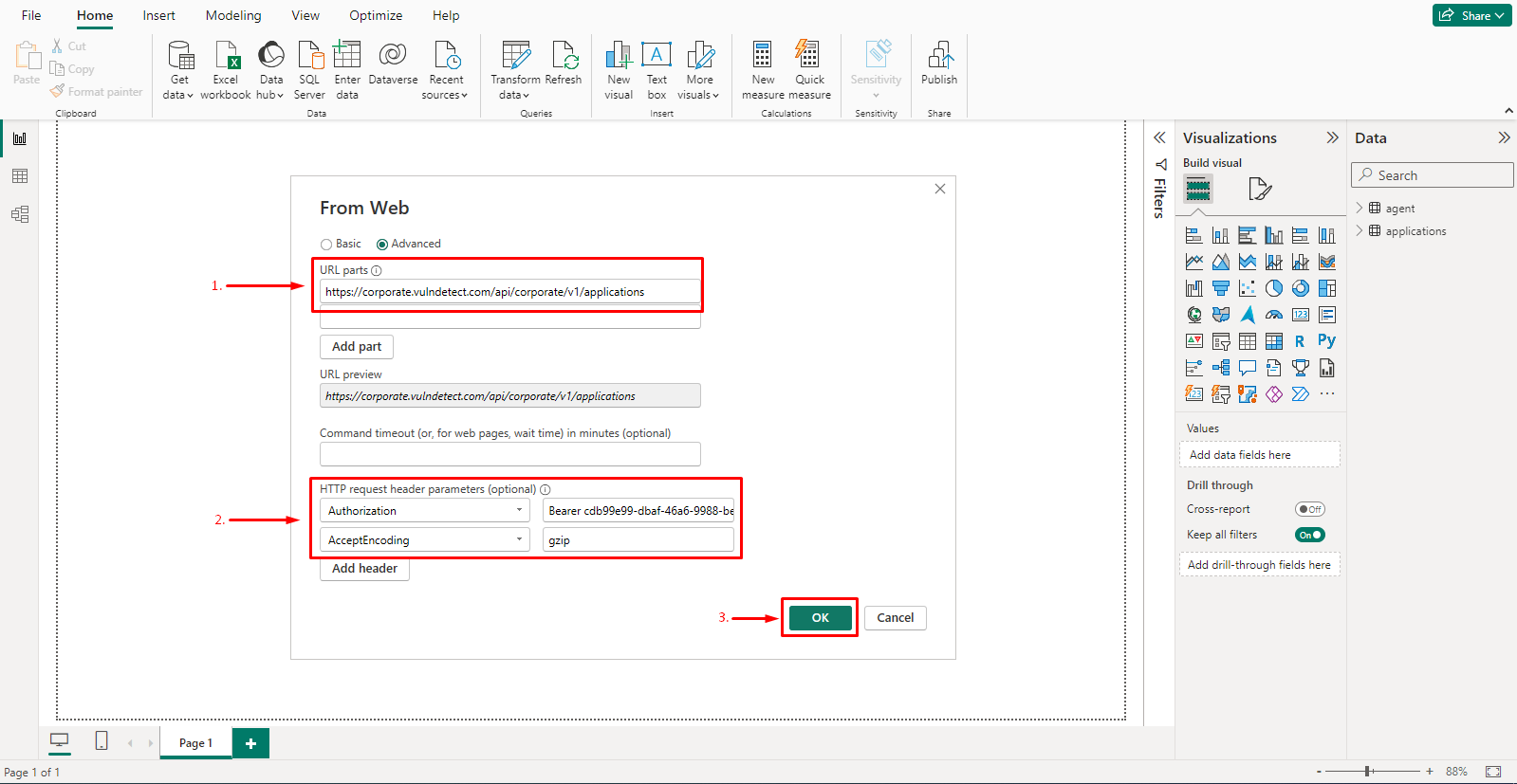 Adding The Secteer Vulndetect Api As A Data Source In Microsoft Power Bi Vulndetect An 3497